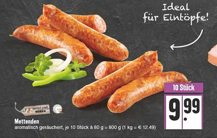 Meinland Edeka Mettenden Angebot bei E Center - 1Prospekte.de