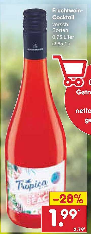 Fruchtwein-cocktail Angebot bei Netto Marken-Discount - 1Prospekte.de