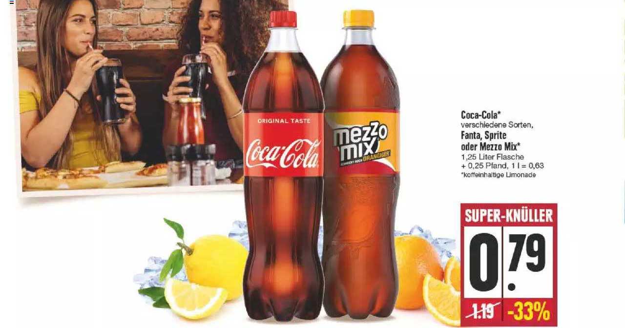 Coca-cola, Fanta, Sprite Oder Mezzo Mix Angebot bei EDEKA - 1Prospekte.de