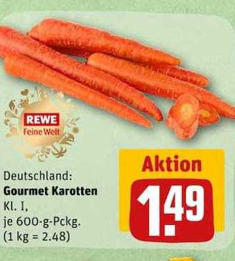 Gourmet Karotten Rewe Angebot bei REWE - 1Prospekte.de
