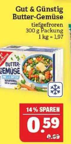Gut & Günstig Butter-gemüse Angebot bei Marktkauf - 1Prospekte.de