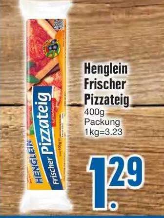 Henglein Frischer Pizzateig Angebot bei EDEKA - 1Prospekte.de