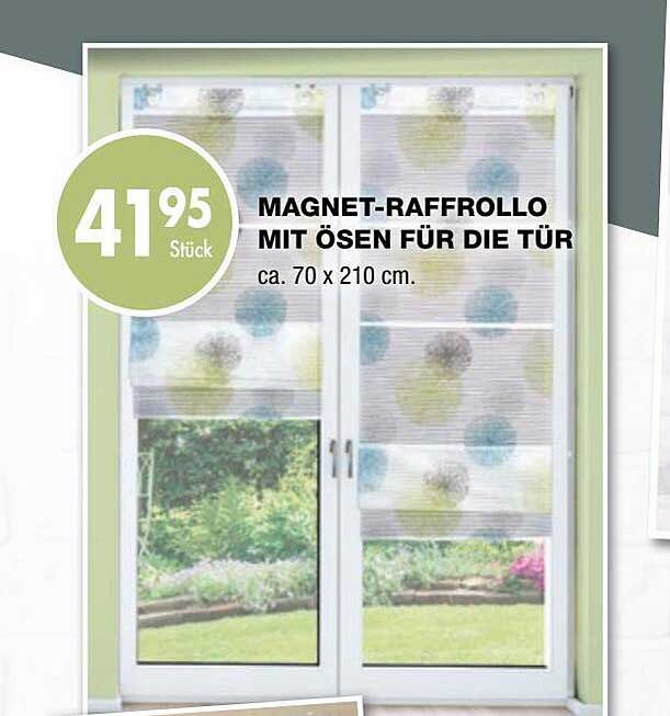 Magnet-raffrollo Mit ösen Für Die Tür Angebot bei TTL - 1Prospekte.de