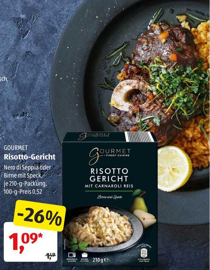 Gourmet Risotto-gericht Angebot bei ALDI SÜD - 1Prospekte.de