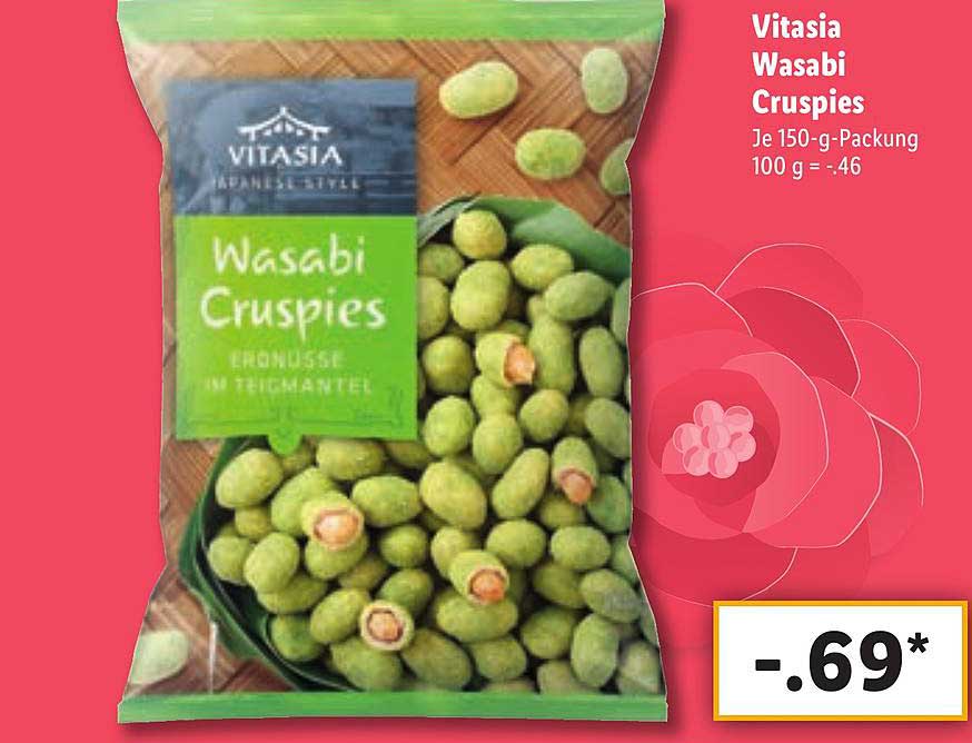 Vitasia Wasabi Cruspies Angebot bei Lidl - 1Prospekte.de