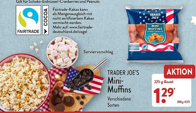 Trader Joe's Mini-muffins Angebot bei ALDI Nord - 1Prospekte.de