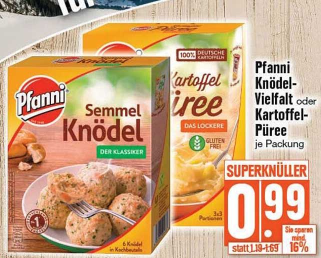 Pfanni Knödel-vielfalt Oder Kartoffel-püree Angebot bei EDEKA ...