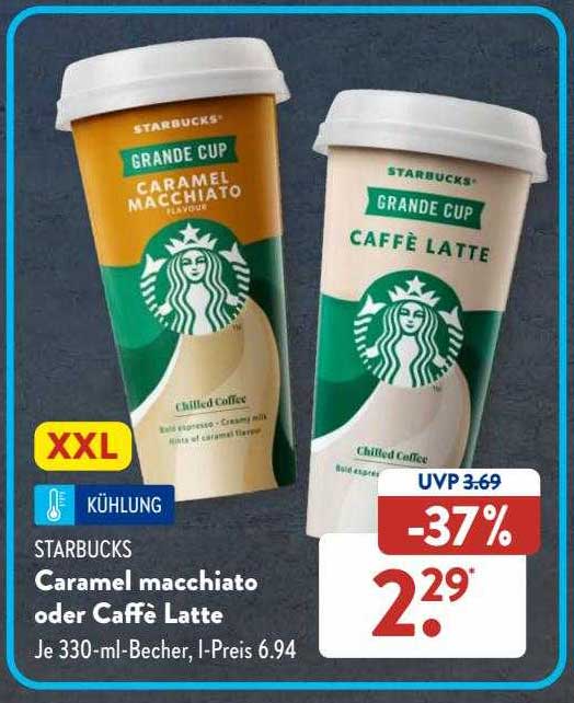 Starbucks Caramel Macchiato Oder Caffè Latte Angebot bei ALDI SÜD ...