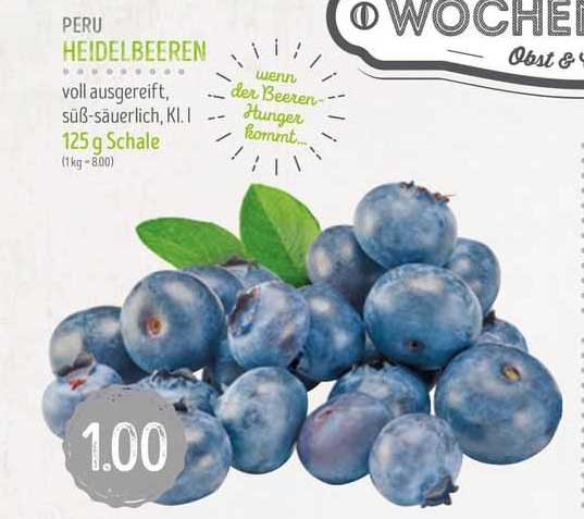 Peru Heidelbeeren Angebot bei Edeka Struve - 1Prospekte.de