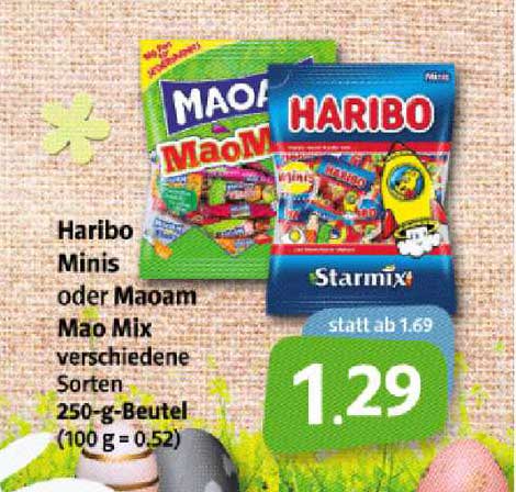 Haribo Minis Oder Maoam Mao Mix Angebot bei Markant Markt - 1Prospekte.de