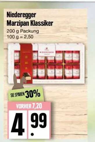 Niederegger Marzipan Klassiker Angebot bei EDEKA - 1Prospekte.de