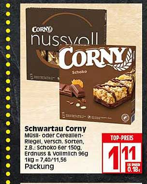 Schwartau Corny Angebot bei Elli Markt - 1Prospekte.de