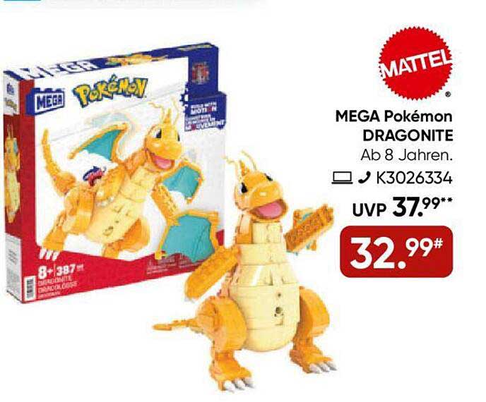 Mega Pokémon Dragonite Mattel Angebot bei Galeria Karstadt Kaufhof ...