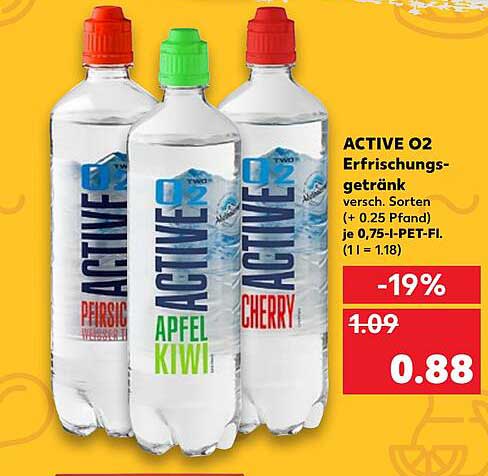Active 02 Erfrischungsgetränk Angebot bei Kaufland - 1Prospekte.de
