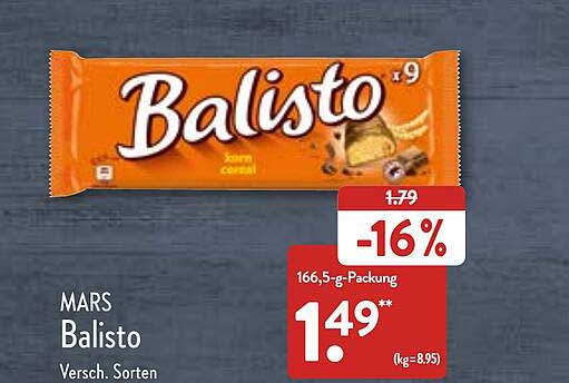 Mars Balisto Angebot bei ALDI Nord - 1Prospekte.de