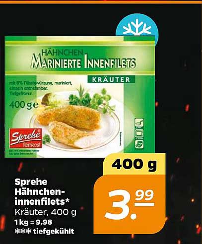 Sprehe Hähncheninnenfilets Angebot bei Netto - 1Prospekte.de