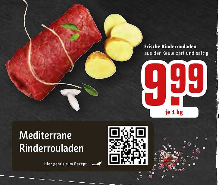 Frische Rinderrouladen Angebot bei REWE Kaufpark