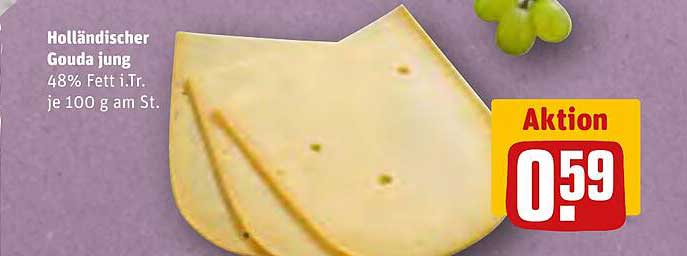 Holländischer Gouda Jung Angebot bei REWE - 1Prospekte.de