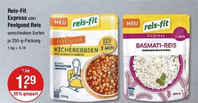 Reis-fit Express Oder Feelgood Reis Angebot bei V-Markt - 1Prospekte.de