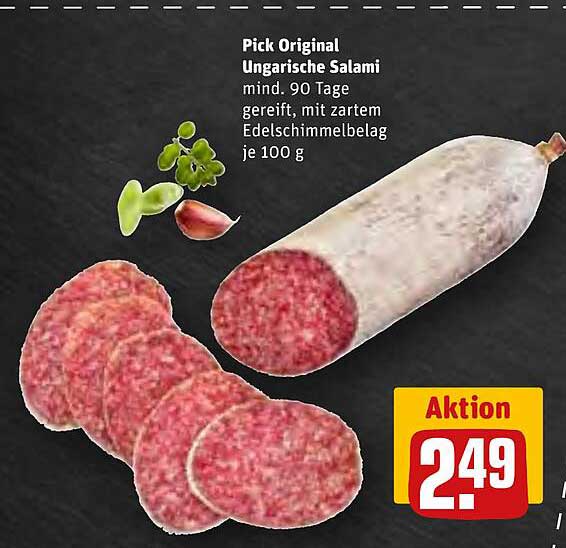 Pick Original Ungarische Salami Angebot bei REWE - 1Prospekte.de