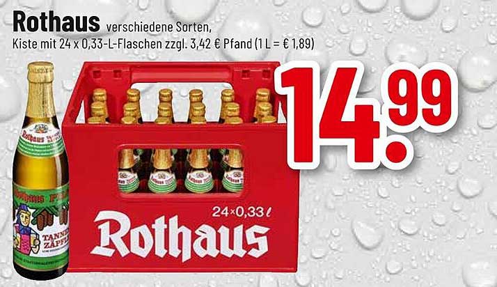 Rothaus Verschiedene Sorten Angebot bei Trinkgut - 1Prospekte.de