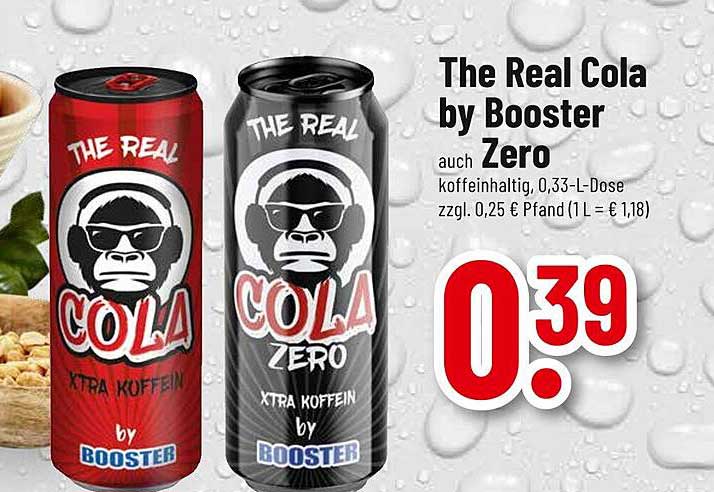The Real Cola By Booster Zero Angebot bei Trinkgut - 1Prospekte.de