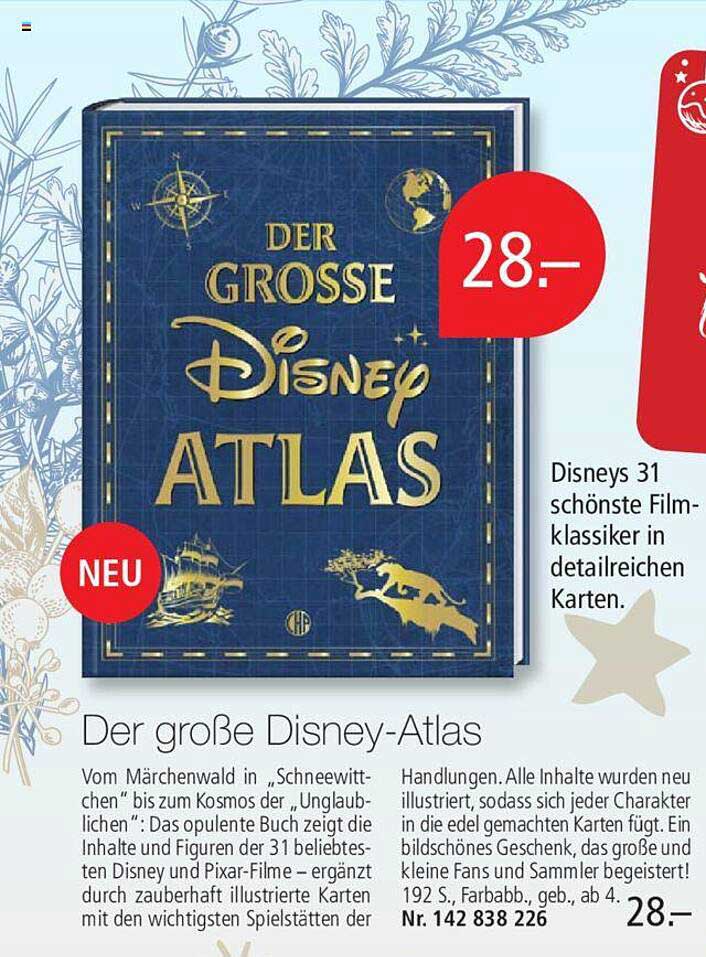 Der Große Disney-atlas Angebot bei Weltbild - 1Prospekte.de