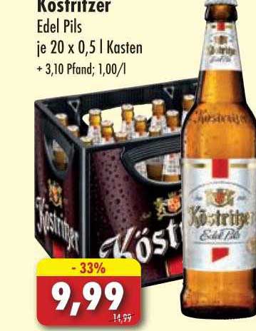 Kostritzer Edel Pils Angebot bei Löschdepot - 1Prospekte.de