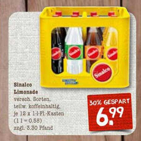 Sinalco Limonade Angebot bei Nahkauf - 1Prospekte.de