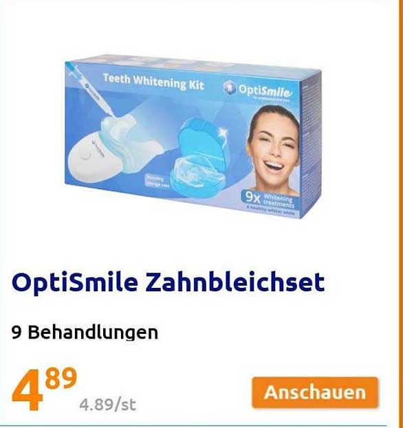 Optismile Zahnbleichset Angebot bei Action - 1Prospekte.de