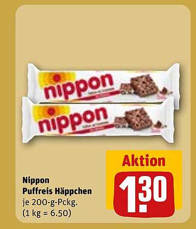 Nippon Puffreis Häppchen Angebot bei REWE Kaufpark - 1Prospekte.de