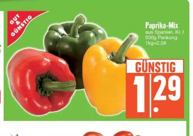 Paprika-mix Angebot bei EDEKA - 1Prospekte.de