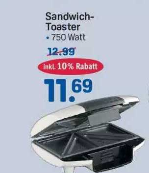 Sandwich-toaster Angebot bei ROSSMANN - 1Prospekte.de