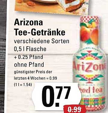 Arizona Tee-getränke Angebot bei EDEKA - 1Prospekte.de