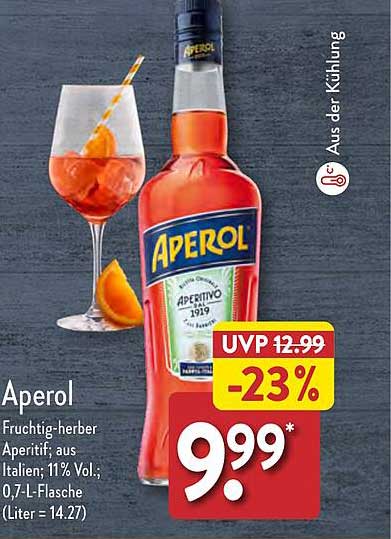 Spannende Aperol Aldi Nord Fotos