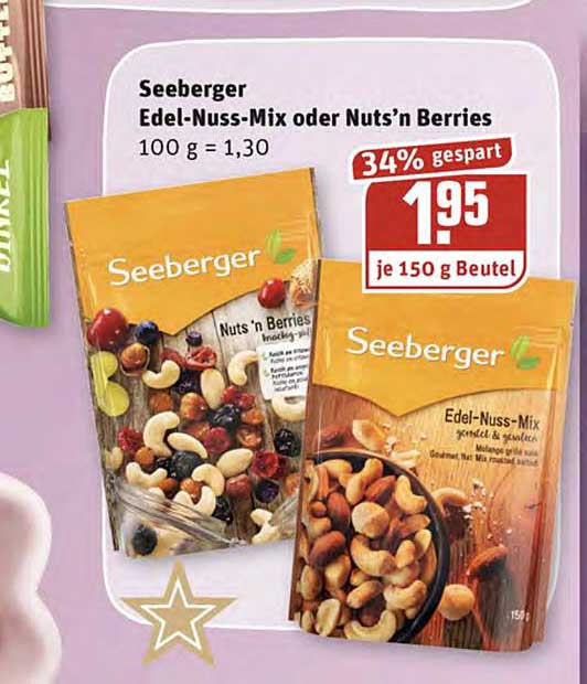 Seeburger Edel Nuss Mix Oder Nuts'n Berries Angebot bei REWE Kaufpark ...