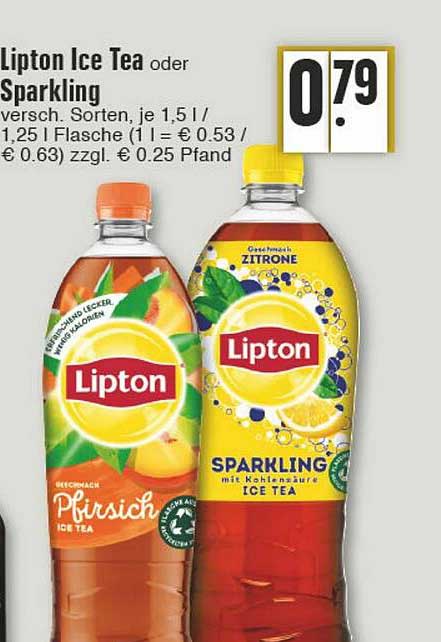 Lipton Ice Tea Oder Sparkling Angebot bei EDEKA - 1Prospekte.de