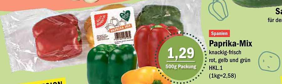 Paprika-mix Angebot bei Aktiv Irma - 1Prospekte.de