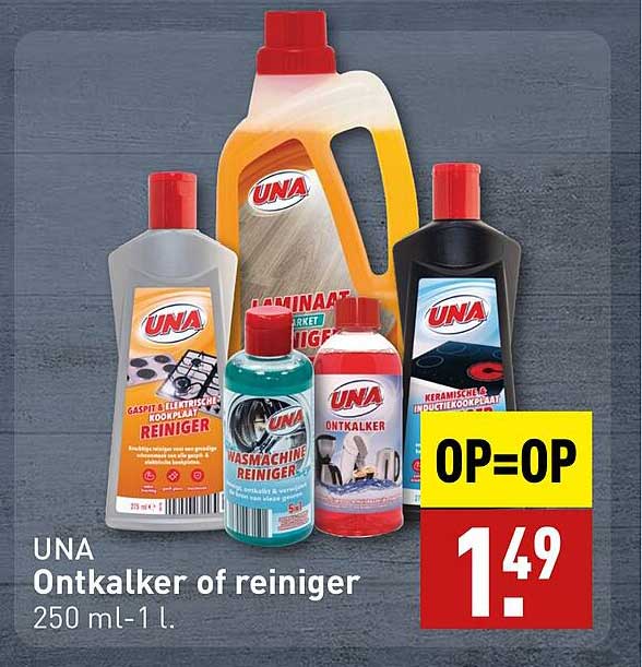 Una Ontkalker Of Reiniger aanbieding bij ALDI