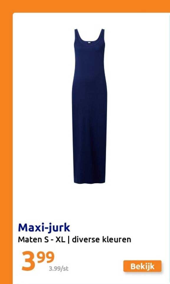 Maxi-Jurk aanbieding bij Action