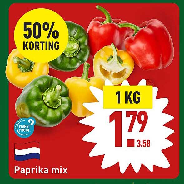 Paprika Mix aanbieding bij ALDI