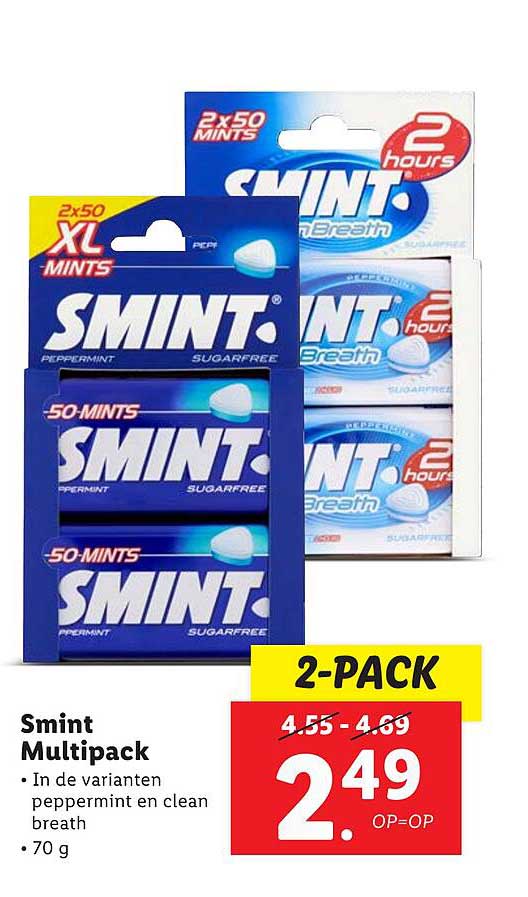 Smint Multipack aanbieding bij Lidl