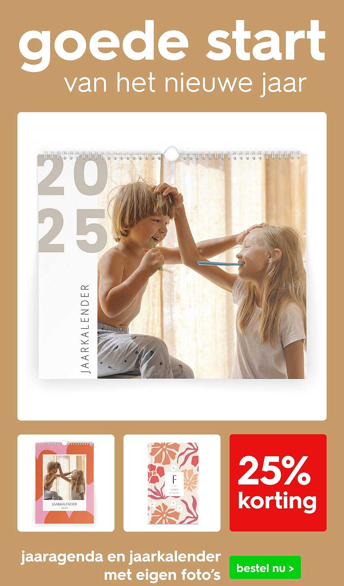 Jaar Kalender 2025 aanbieding bij HEMA