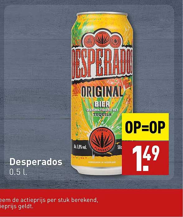 Desperados Original aanbieding bij ALDI