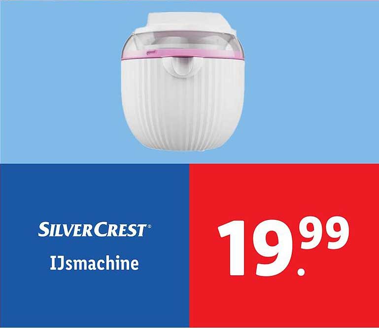 Silvercrest Ijsmachine aanbieding bij Lidl