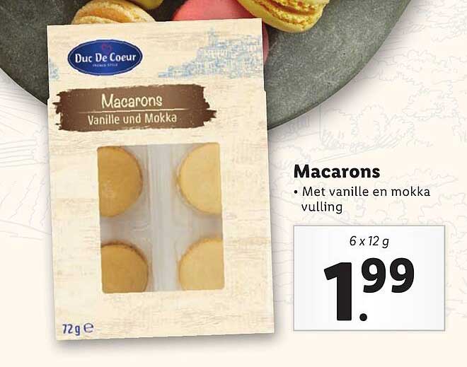 Macarons aanbieding bij Lidl