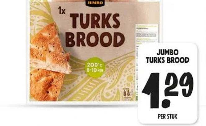 Turks Brood aanbieding bij Jumbo