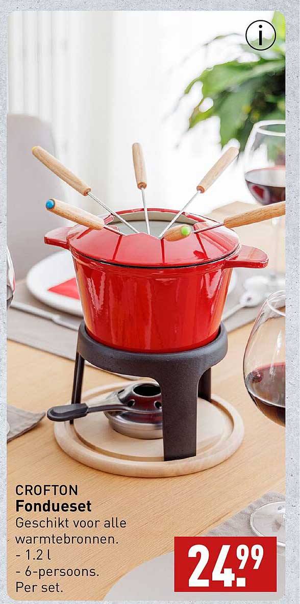 Crofton Fondue-Set aanbieding bij ALDI