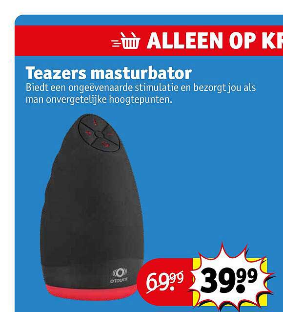 Teazers Masturbator aanbieding bij Kruidvat