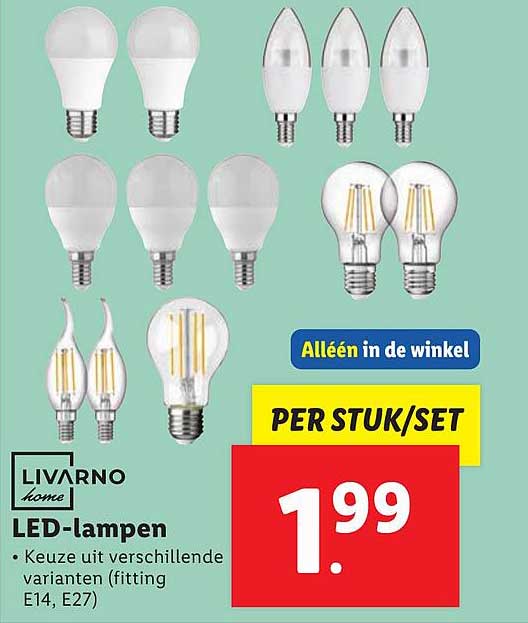 Led-Lampen aanbieding bij Lidl